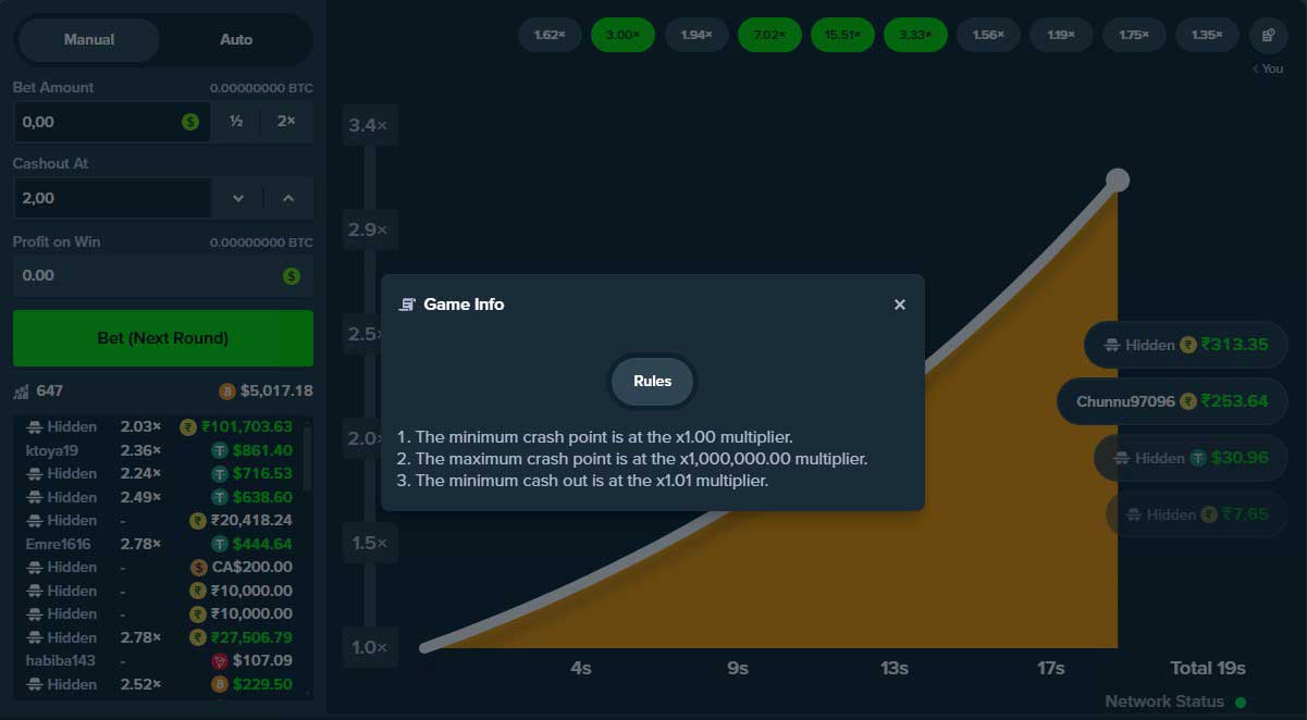 Crash Stake Original Game Demo - Stakeonline.casino