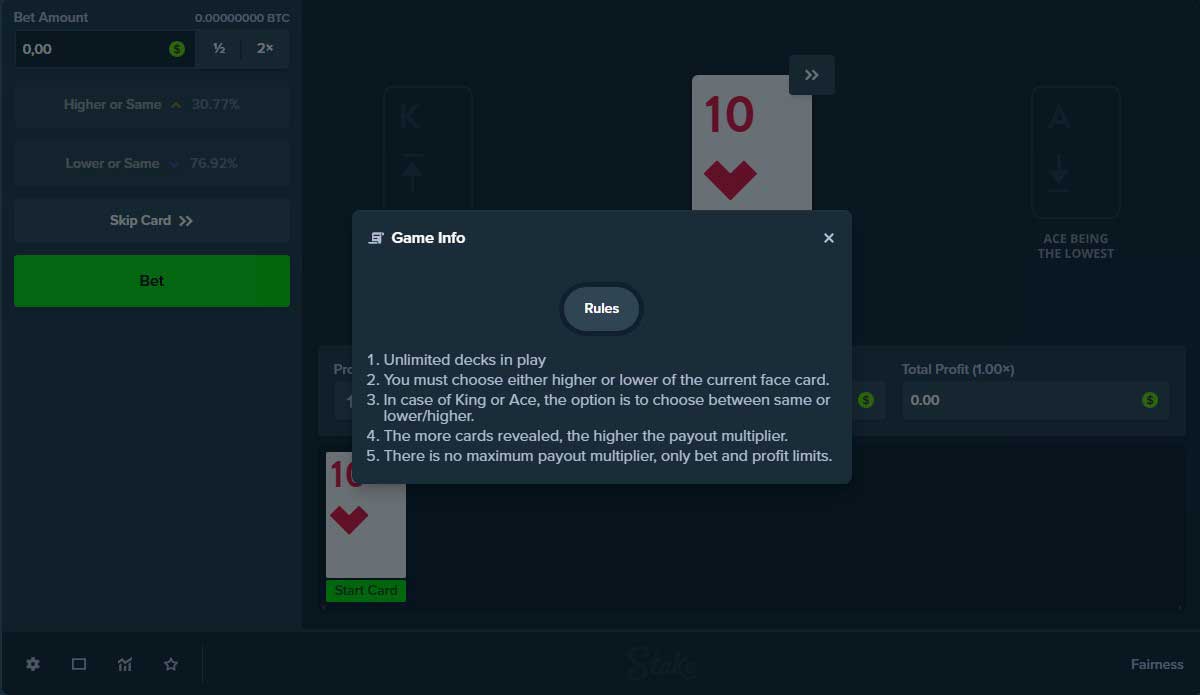 Hilo Stake Original Game Demo - Stakeonline.casino